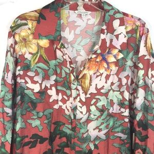 John Mark | Tops | John Mark Plus Mixed Print Button Front | Poshmark